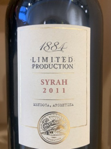2018 Escorihuela Gascón 1884 Limited Production Syrah | Vivino US