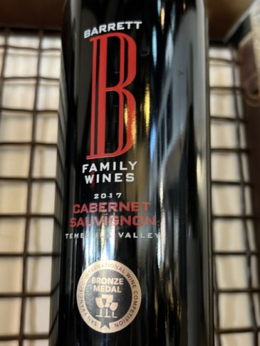Barrett Family Wines Cabernet Sauvignon | Vivino Danmark