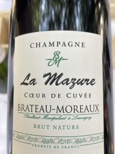Brateau Moreaux La Mazure Coeur de Cuvée Brut Nature Champagne | Vivino US