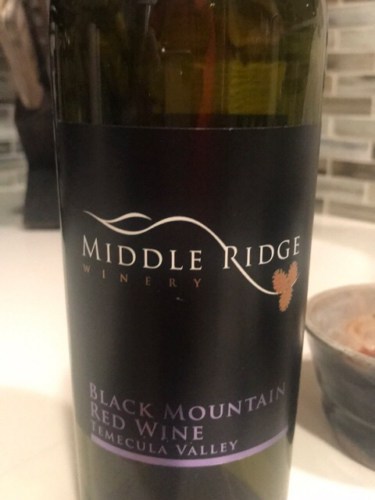 Middle Ridge Winery Black Mountain Red | Vivino US