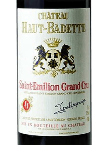 Joseph Janoueix Château Haut Badette Saint-Émilion Grand Cru | Vivino ...