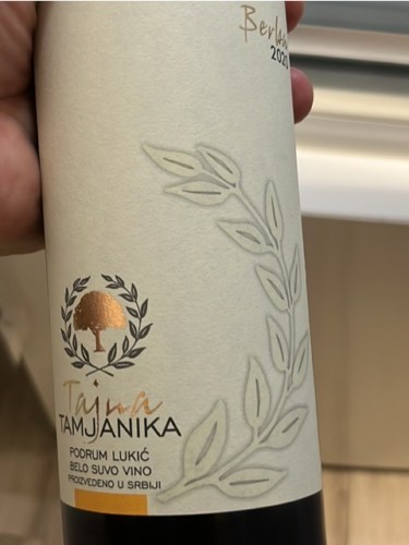 Podrum Lukic Tajna Tamjanika | Vivino US