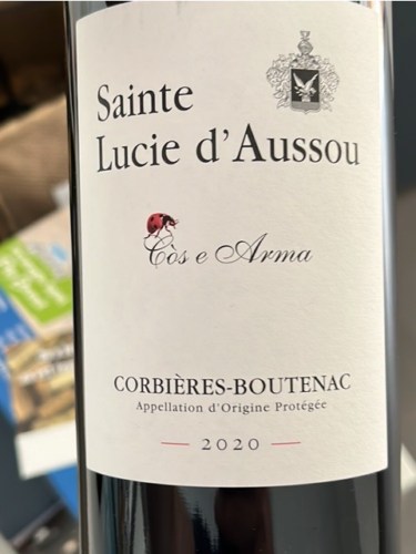 Château Sainte Lucie d'Aussou Cos E Arma Corbières-Boutenac | Vivino US