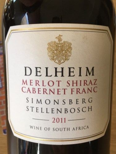 Delheim Merlot - Shiraz - Cabernet Franc | Vivino US