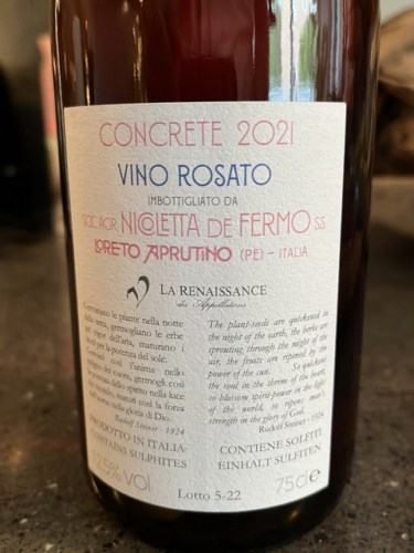 De Fermo Concrete Rosato | Vivino English