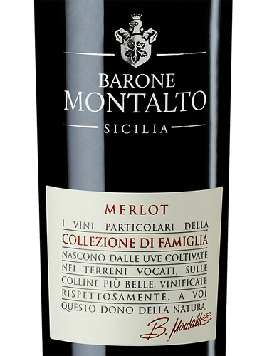 Barone Montalto Collezione di Famiglia Merlot Terre Siciliane | Vivino