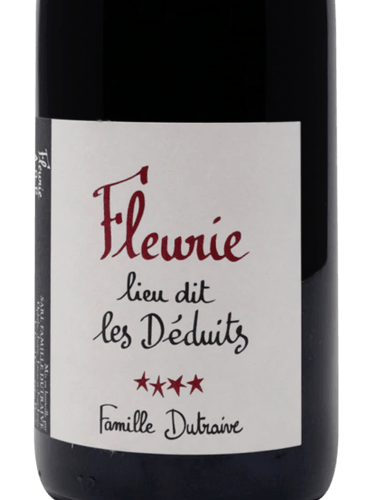 2019 Domaine de la Grand'Cour - Jean Louis Dutraive Fleurie Lieux-dits ...