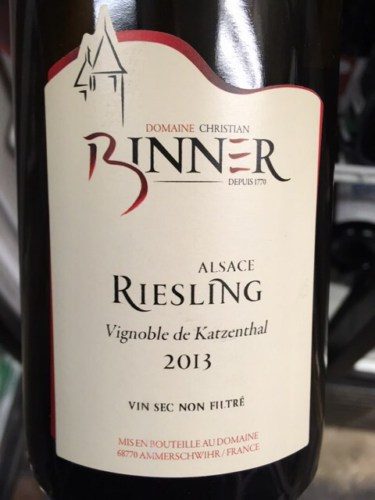 Binner Vignoble de Katzenthal Riesling | Vivino US