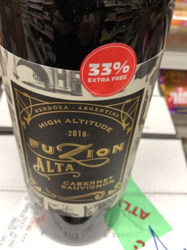 Fuzion Alta Cabernet Sauvignon | Vivino España