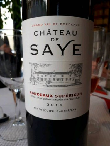 Château de Saye Bordeaux Supérieur | Vivino Australia