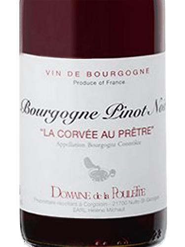 Domaine de la Poulette La Corvée au Prêtre Bourgogne Pinot Noir ...