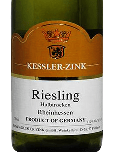 Kessler-Zink Riesling Halbtrocken | Vivino Schweiz