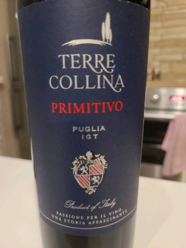 Terre Collina Primitivo | Vivino France