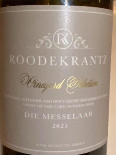 Roodekrantz Vineyard Selection Die Messelaar | Vivino US