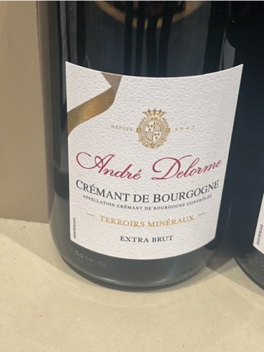 André Delorme Crémant de Bourgogne Collection Terroirs Mineraux Blanc ...