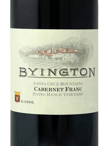 Byington Vineyard and Winery Bates Ranch Vineyard Cabernet Franc ...