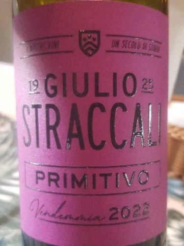 Straccali Primitivo | Vivino US