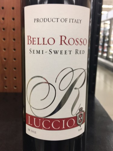 Luccío Bello Rosso Semi-Sweet Red | Vivino US