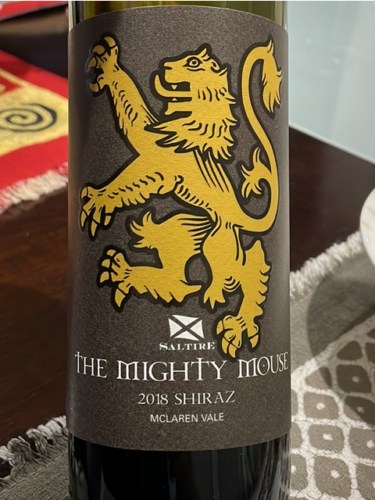 Saltire The Mighty Mouse Shiraz | Vivino United Kingdom