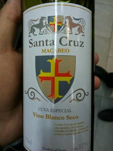 Santa Cruz Cuva Especial Macabeo Blanco Seco | Vivino US