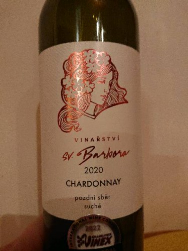 Vinařství sv. Barbora Chardonnay Pozdní Sběr Suché | Vivino US