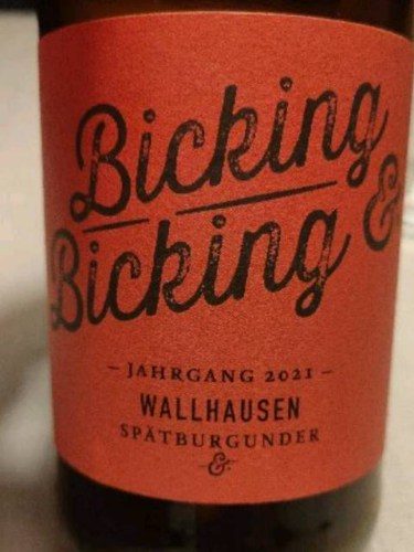 Bicking und Bicking Wallhausen Spätburgunder | Vivino US
