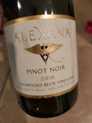 Alexana Crawford Beck Vineyard Pinot Noir | Vivino English