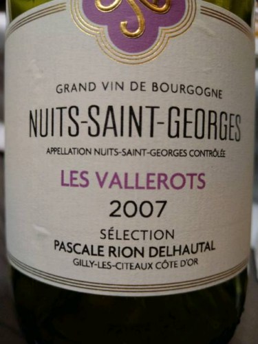 Pascale Rion Delhautal Nuits-Saint-Georges 'Les Vallerots' | Vivino US
