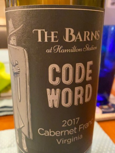 The Barns at Hamilton Station Code Word Cabernet Franc | Vivino Australia