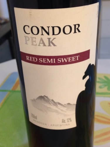 Andean Vineyards Condor Peak Semi Sweet Red | Vivino Canada