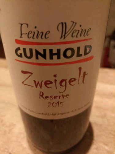 Hans Gunhold Reserve Zweigelt | Vivino US