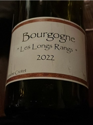 Maxime Crotet Les Longs Rangs | Vivino English