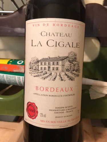 Joseph Scotti Château La Cigale Bordeaux | Vivino US