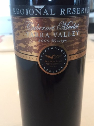 Beringer Blass Regional Reserve Cabernet - Merlot | Vivino US