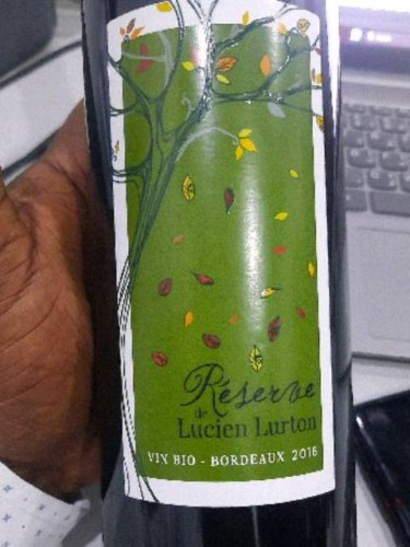 Lucien Lurton Réserve Vin Bio | Vivino US