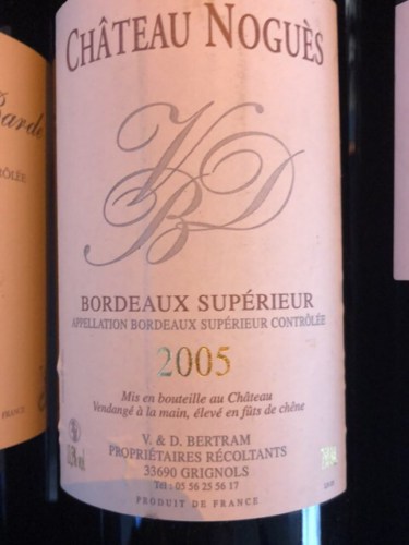 Château Nogués Bordeaux Supérieur | Vivino US