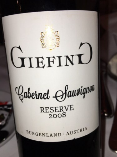 Giefing Reserve Cabernet Sauvignon | Vivino US