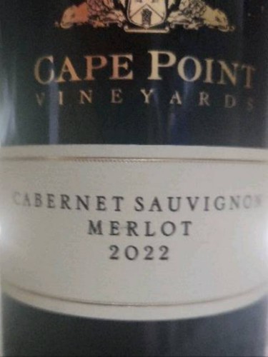 Cape Point Vineyards Cabernet Sauvignon - Merlot | Vivino English