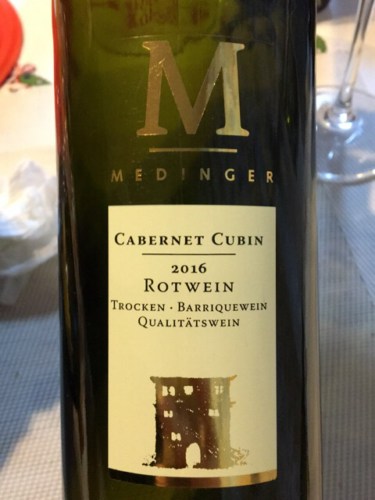 Medinger Cabernet Cubin Trocken Barriquewein | Vivino US