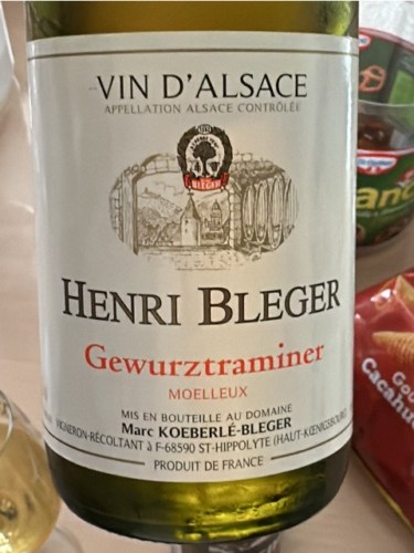 Henri Bleger Gewürztraminer Moelleux | Vivino US