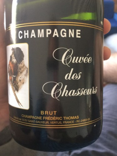 Champagne Frédéric Thomas Cuvée des Chasseurs Brut Champagne | Vivino ...