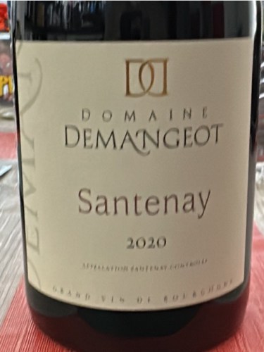Domaine Demangeot Santenay Rouge | Vivino California