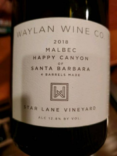 Waylan Wine Co. Star Lane Vineyard Malbec | Vivino US
