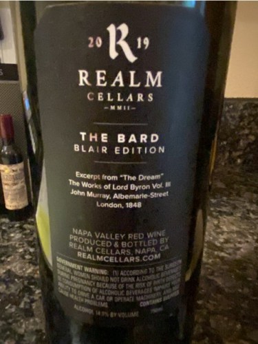 Realm The Bard The Blair Edition | Vivino English