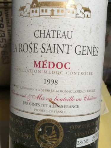 Château La Rose Saint Genes Medoc | Vivino English