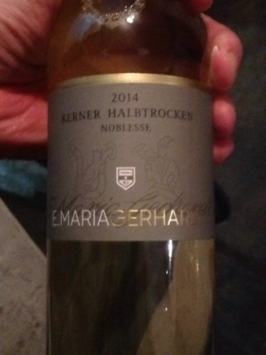 E. Maria Gerhardt Noblesse Kerner Halbtrocken | Vivino US