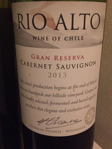 2013 Rio Alto Gran Reserva Cabernet Sauvignon | Vivino US
