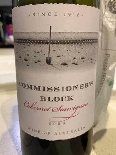 Commissioner's Block Cabernet Sauvignon | Vivino English
