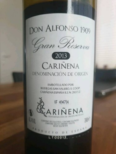Don Alfonso Gran Reserva | Vivino English