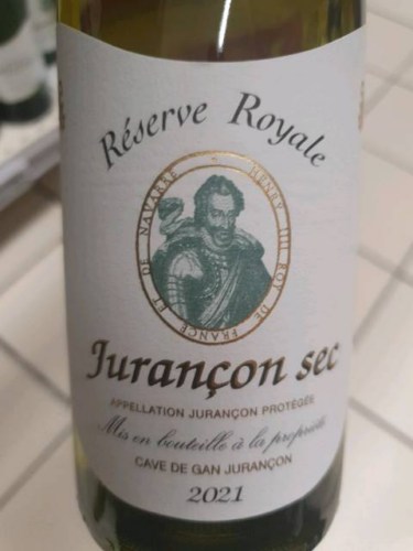 Cave des Producteurs de Jurançon Reserve Royale Jurançon Sec | Vivino US